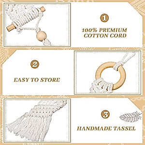 3 Pieces Bookmarks for Women Macrame Bookmarks Crochet Bookmark with Tassels Bohemian Braided Book Markers for Women Hand Knitted Book Lovers Bookmarks for Adult Teens Kids Reading Lovers