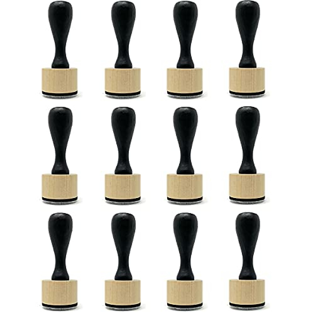 Mini Ink Blending Tools Bulk (12 Pack) Round for Stamp Ink Distressing, Blending, Alcohol Ink, Dabber Tool Applicator and More