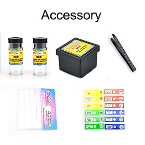 Science Kits for Kids Beginner Microscope with LED 100X 400X and 1200X-Include Sample Prepared Slides (1)