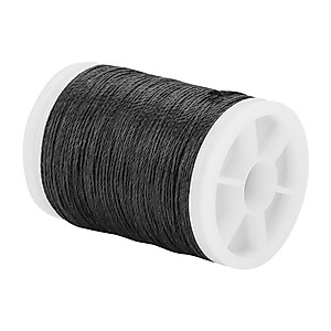 GOTOTOP Archery Serving String 120m Nylon String Serving Thread for Bowstring Archery Supplies (Black)