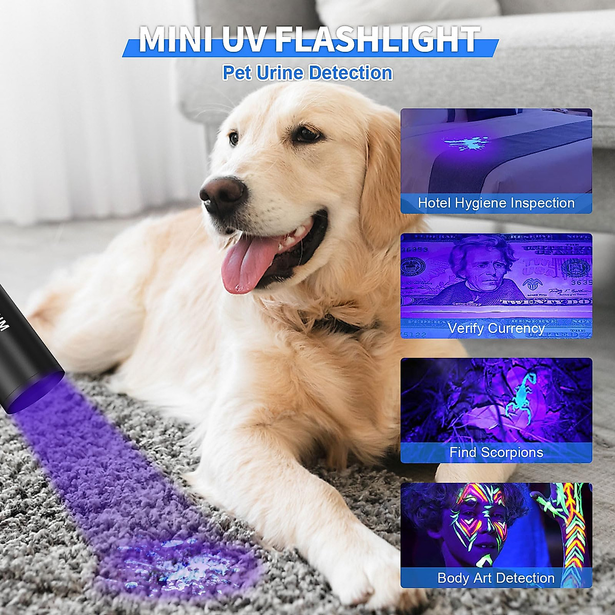 Goreit Flashlights LED High Lumens Rechargeable, 980,000 Lumens XHM77.2 Super Bright Flash Light USB, Handheld Flashlight High Powered,Powerful Flashlight Waterproof for Emergency Camping