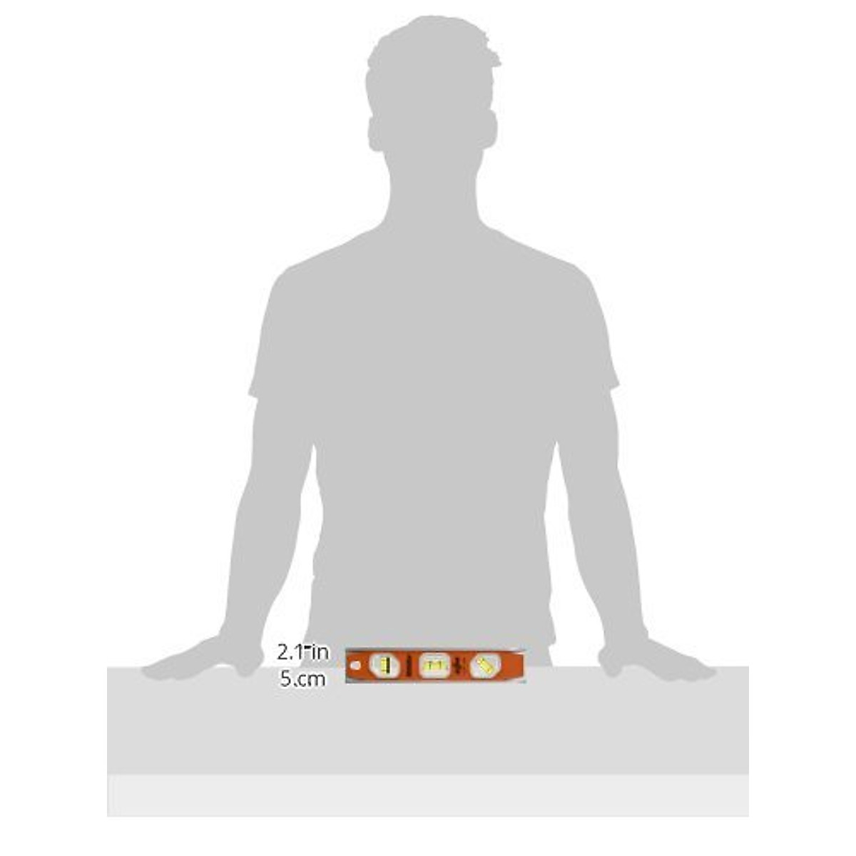 Johnson Level & Tool 211310 Professional Torpedo Level