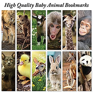 JBH Creations Baby Animal Bookmarks - Pack of 48
