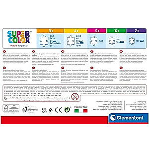 Clementoni - 27171 - Supercolor Puzzle Bluey - 104 Pieces - Jigsaw Puzzle for Kids Age 6 - Made in Italy