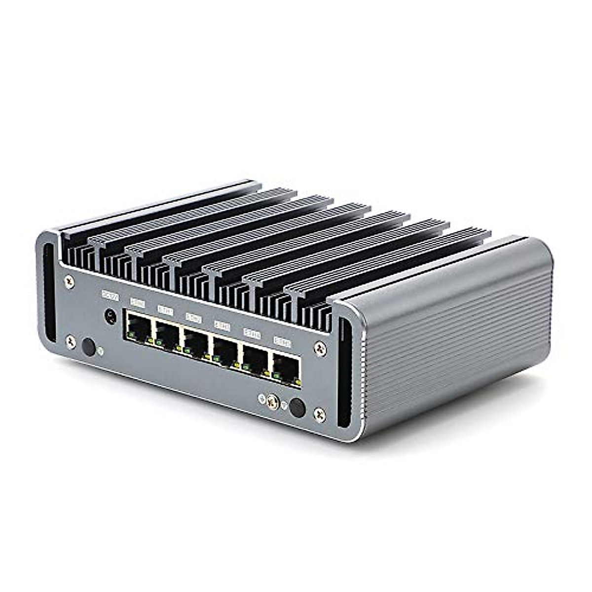 HSIPC 11th Gen i7 1165G7 Firewall Micro Appliance, Mini PC, Nano PC, Router PC(16G 128G) with 6 RJ45, AES-NI, 2.5GBE,HDMI USB3.0 Console,Compatible with Pfsense OPNsense