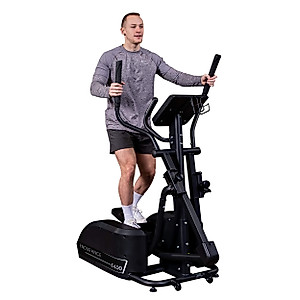 Body-Solid (E400) Elliptical Trainer Machine, Cardio Workout Crosstrainer Exercising Machines for Home & Commercial Gym with 300lb Weight Capacity