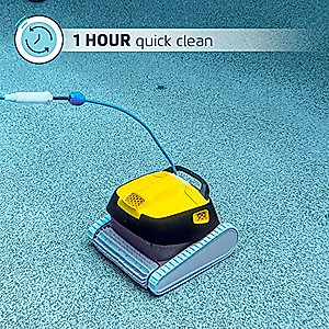 Dolphin Triton PS Plus WiFi Operated Robotic Pool [Vacuum] Cleaner - Ideal for In Ground Swimming Pools up to 50 Feet - Powerful Suction to Pick up Small Debris - Easy to Clean Top Load Filter Basket