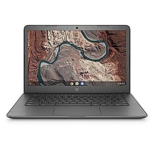 HP Chromebook 14-inch Laptop with 180-Degree Swivel, AMD Dual-Core A4-9120 Processor, 4 GB SDRAM, 32 GB eMMC Storage, Chrome OS (14-db0020nr, Chalkboard Gray)