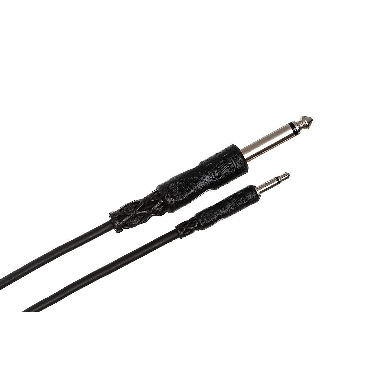 HOSA CMP-303 3.5 mm TS to 1/4" TS Mono Interconnect Cable, 3 feet, Speaker & Hosa CMP-153 3.5 mm TRS to Dual 1/4" TS Stereo Breakout Cable, 3 Feet, Laptop