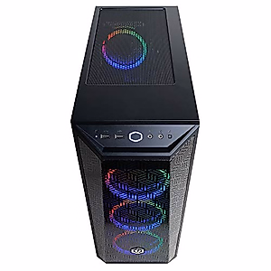 CYBERPOWERPC Gamer Xtreme VR Gaming PC, Intel Core i5-12400F 2.5GHz, GeForce RTX 3050 8GB, 16GB DDR4, 500GB NVMe SSD, WiFi & Win 11 Home (GXiVR8060A16), Black