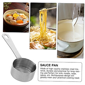 RORPOIR 1Pc Stainless Steel Sauce Spoon Kitchen Measuring Spoon for Cooking Baking and Serving and Versatile Cooking Tool