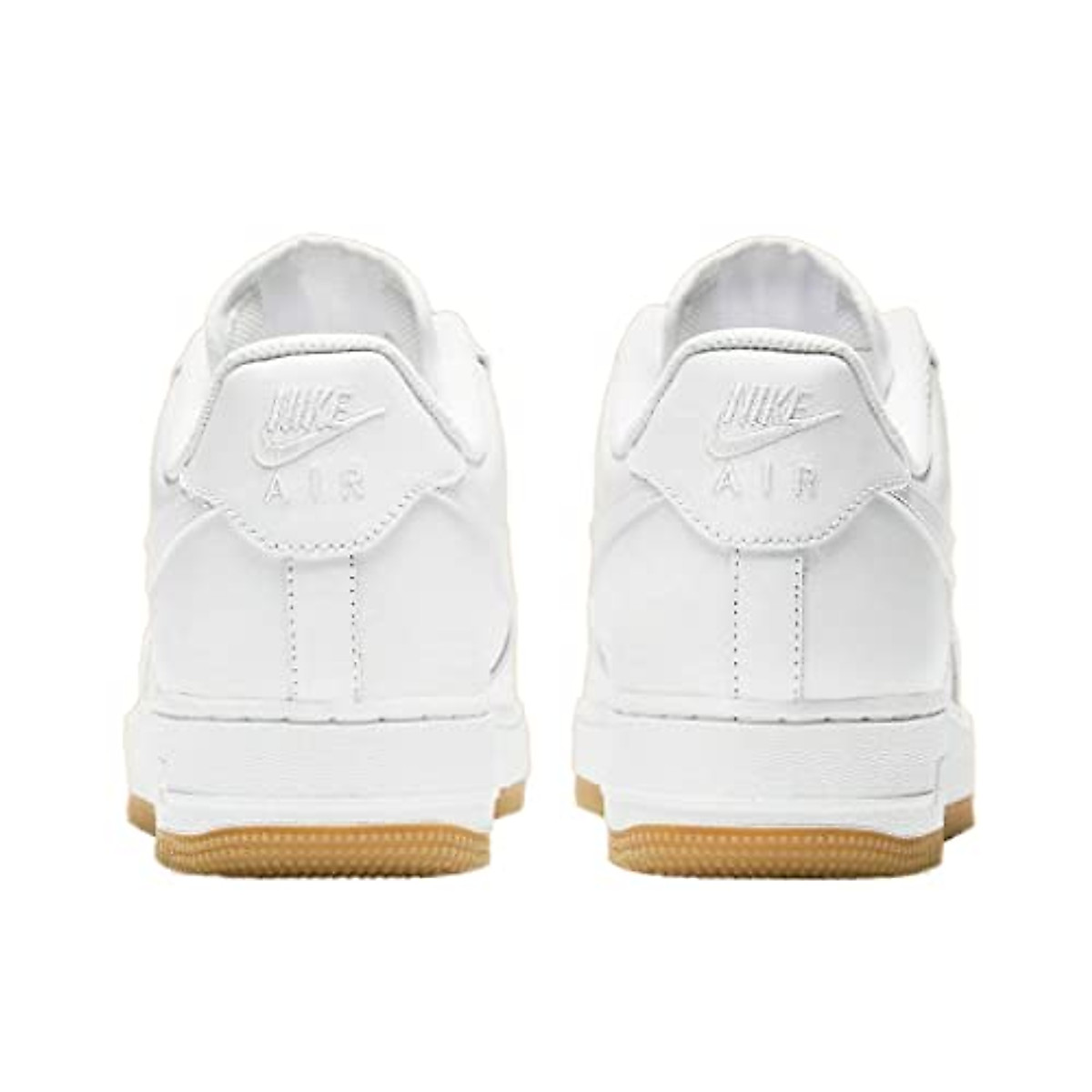 Nike Men's Air Force 1 Low '07 Shoe, White/White-gum Light Brown, 13