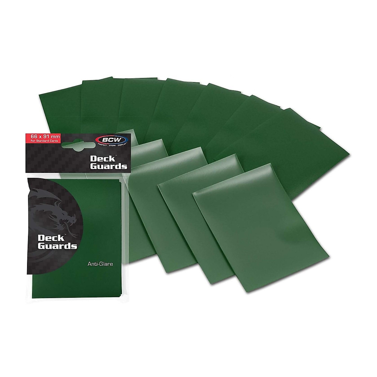 BCW Double Matte Deck Guard Color Combo Pack - 250 Count 5 Color Combo Double Matte Premium Deck Guard Card Sleeves for Trading Cards, Collectable Gaming Cards, MTG cards, L5R, TCG, Basketball, Rugby