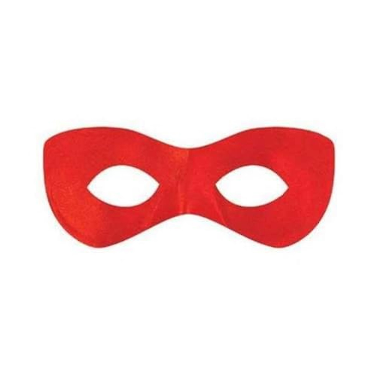 amscan Fabric Super Hero Domino Eye Mask, 8.25inch x 2.87inch, Red