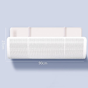 Air Conditioner Deflector, Universal Adjustable Confinement Air Deflector Helps Cooling/Heating Air Circulation, Wind Direction Baffle for Home/Room/Office/Elderly, Babies, Pregnant Women