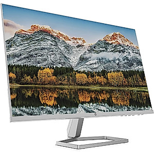 HP M27fw 27 inch FHD (1920 x 1080) 75Hz Anti-Glare Monitor, On-Screen Controls, AMD FreeSync, Low Blue Light Mode, White