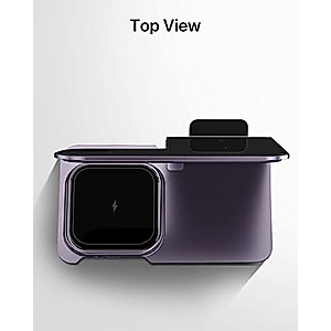 Intoval Charging Station for Apple iPhone/Watch/Airpods, 3 in 1 Wireless Charger for iPhone 14/13/12/11/XS/XR/XS/X/8, iWatch 8/Ultra/7/6/SE/5/4/3/2, Airpods Pro2/Pro1/3/2/1 (Y9,Purple)