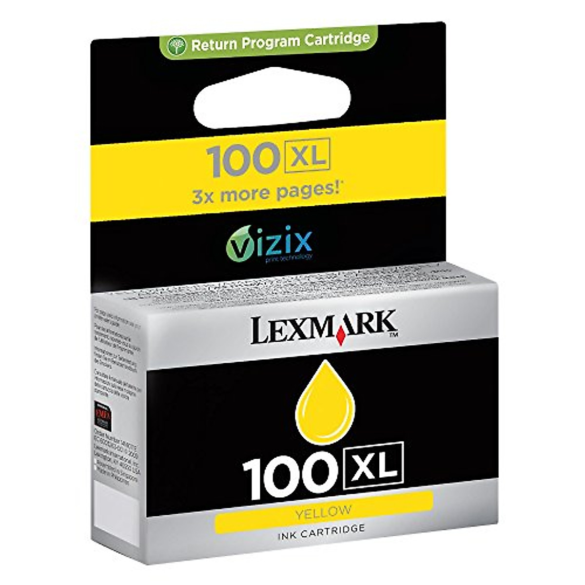 Lexmark 100XL Bundle of Black Cyan, Magenta, Yellow Genuine Inkjet Cartridges