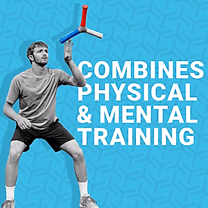 HECOstix - Red White Blue - Hand Eye Coordination & Reaction Speed Training Tool – Improve Sports Performance, Exercise, and Fun for All Ages