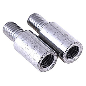 Tool Parts 2Pcs 2.5 0.9cm Metal Shaft Extender Extension Rod for Three Joystick 1.5cm