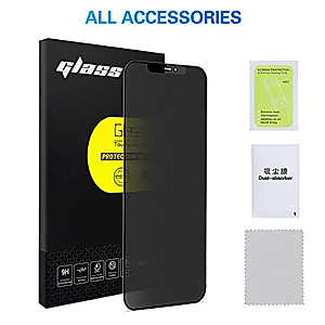 Keegud Matte Privacy Screen Protector for iPhone 12 Pro Max Tempered Glass [Anti Spy] [Anti Glare] [Anti Fingerprints] Edge To Edge Full Coverage 9H Film Silky Smooth for iPhone Games - 6.7 Inch