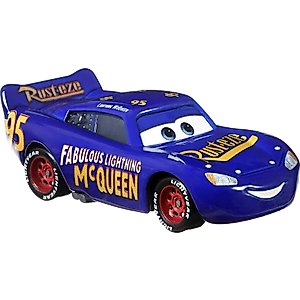 Disney Cars Toys Fabulous Lighting McQueen, Miniature, Collectible Racecar Automobile Toys Based on Cars Toys Movies, for Kids Age 3 and Older, Multicolor