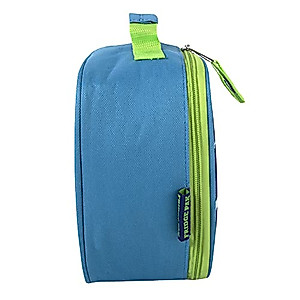 Trail maker Tiny Lunch Bag for Kids, Fun Insulated Lunch Box Containers for School for Boys and Girls (Snarky Sharkies)