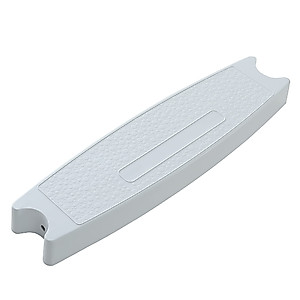 HECASA (1-Pack) 18" Universal Pool Ladder Steps Replacement, Heavy-Duty Molded Plastic Swimming Pool Ladder Rung Step