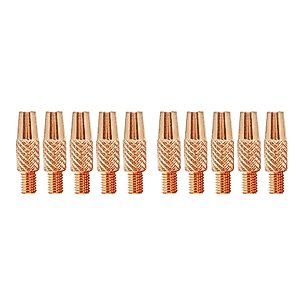 10-pk .035” 186406 MIG contact tips fit Miller Spoolmate 100, 3035, 185 and Hobart DP-3035, SpoolRunner 100 (10-PK .035")