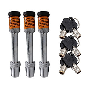 Blue Ox BX88101 two 1/2 locks and one 5/8 Lock Kit , Orange