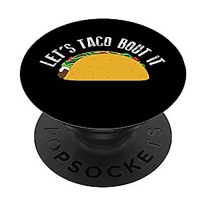 Hannah Hart Let's Taco Bout It Sweatshirt PopSockets PopGrip: Swappable Grip for Phones & Tablets