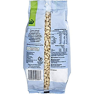 Woolworths Pine Nuts No Added Salt 300G - These natural pine nuts with no added salt are perfect for whipping up a home made pesto or simply toasted and tossed into your favourite salad.