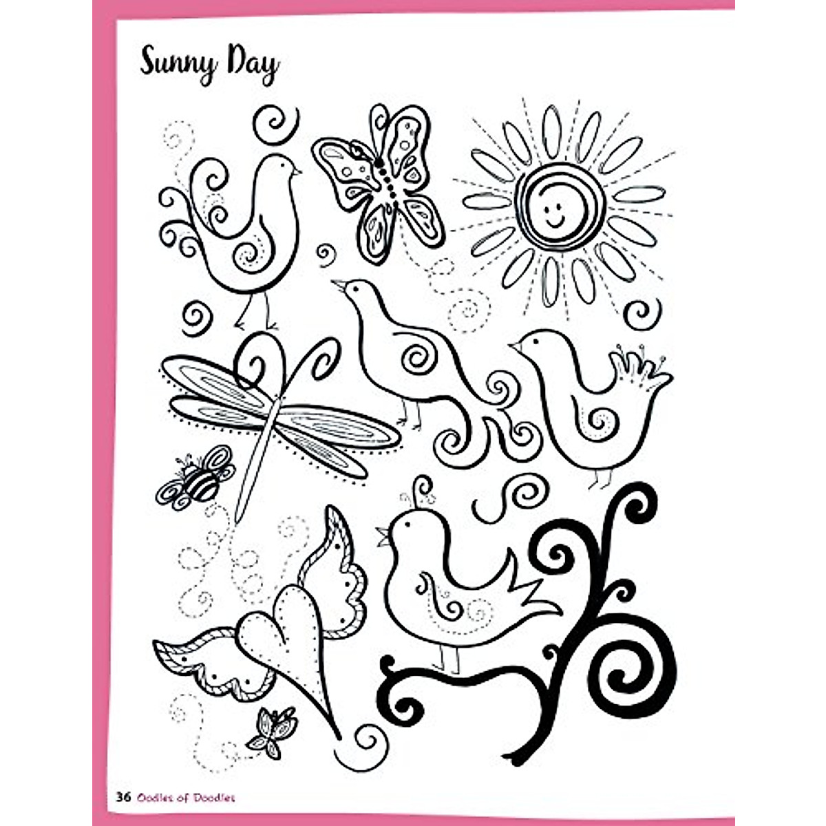 Oodles of Doodles, 2nd Edition: Creative Doodling & Lettering for Journaling, Crafting & Relaxation (Design Originals) Motifs & Techniques for Borders, Alphabets, Flowers, Hearts, Arrows, & More