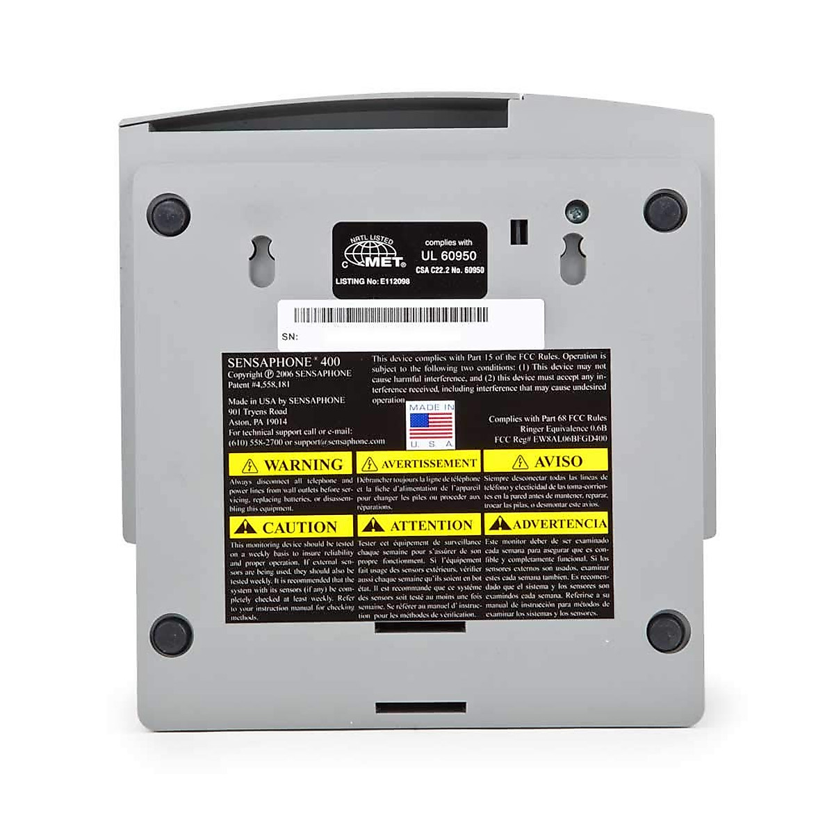 Sensaphone 400 Monitoring System