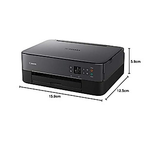 Canon TS5320 All in One Wireless Printer, Scanner, Copier with AirPrint, Black, Amazon Dash Replenishment Ready