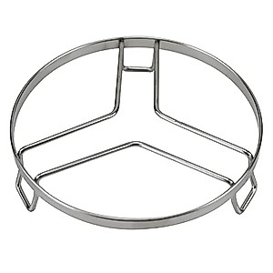 EIKS 2 Pack Steam Rack Cooling Stand for Steaming Food Air Fryer Pot Cooking Baking Usage, Size of 6-inch Round Stainless Steel Rack