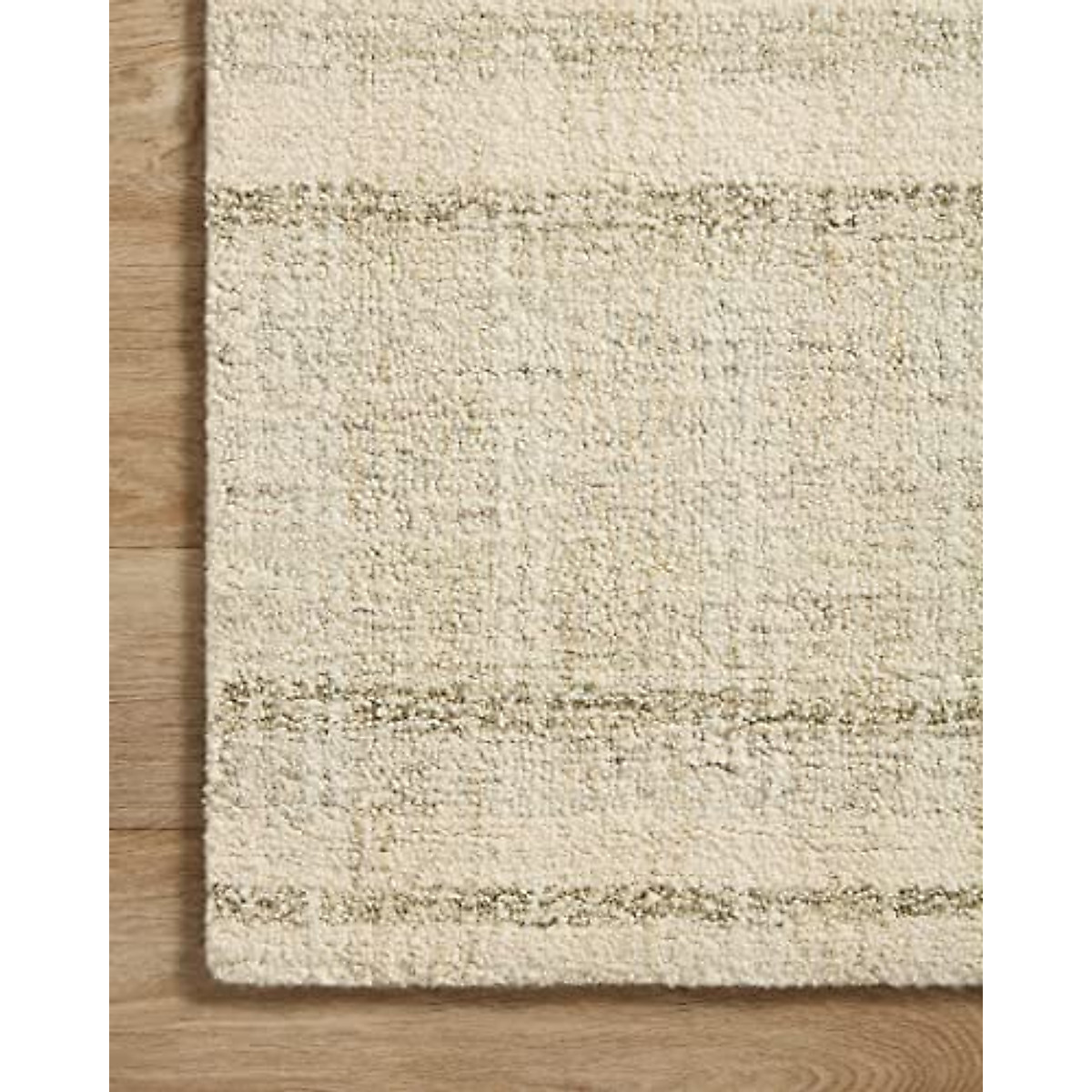Loloi Chris Loves Julia Chris Collection CHR-02 Natural/Sage 5'-0" x 7'-6", .50" Pile Height, Area Rug