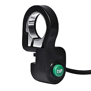 Demeras Horn Switch Button Plastic Horn Switch Button Accessory for Electric Bike Scooter