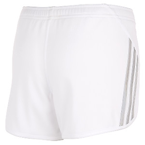 adidas Girls' Shine Stripe Mesh Shorts, White, X-Large