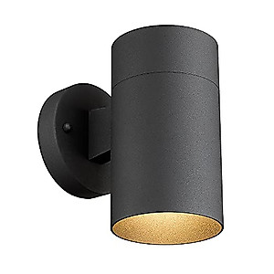 Ken & Ricky Outdoor Wall Light, Exterior Wall Sconce, Outside Wall Light Fixtures with Matte Black for Porch Garage Patio Doorway Entryway House -1 Pack