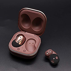 (2 Pairs) FWY Silicone Cover Compatible for Samsung Galaxy Buds Live Ear Tips, Non-Slip Sound Leak Proof Earbuds Accessories for Galaxy Buds Live, Black