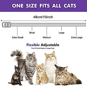 LIZCOM 6 Pack Calming Collar for Cats,Cat Calming Collar,Cat Pheromone Collar,Adjustable Calming Cat Collars for Cat Stress Anxiety Relief