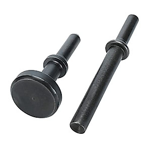 YaeTek 8 Pcs Heavy Duty Smoothing Air Hammer Pneumatic Chisel Bits Tools 0.401'' Shank Pneumatic Chisels with Spring