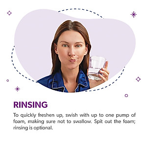 EverSmile OrthoFoam Braces Cleaner — Brushable Foam Whitens Teeth, Eliminates Bacteria, Fights Plaque and Bad Breath – Cleans Under Metal, Ceramic, Clear Brackets and Wires – 50ml