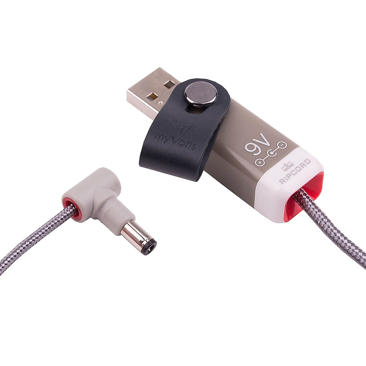 myVolts Ripcord USB to 9V DC Power Cable Compatible with Walrus Audio Fathom, Slo Multi Texture Reverb Effects Pedal