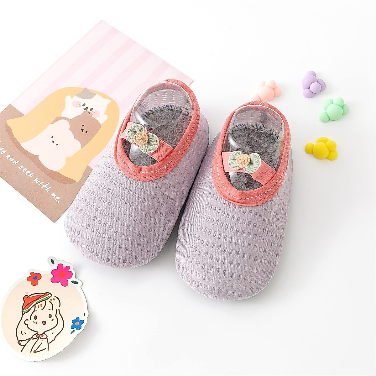 Spring and Summer Children Infant Toddler Shoes Boys and Girls Lightweight Mesh Breathable Baby Dress Shoes Boy (Purple, 9 Toddler)