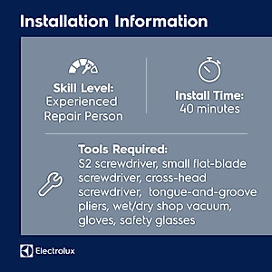 Electrolux 134639920 Washer Hose