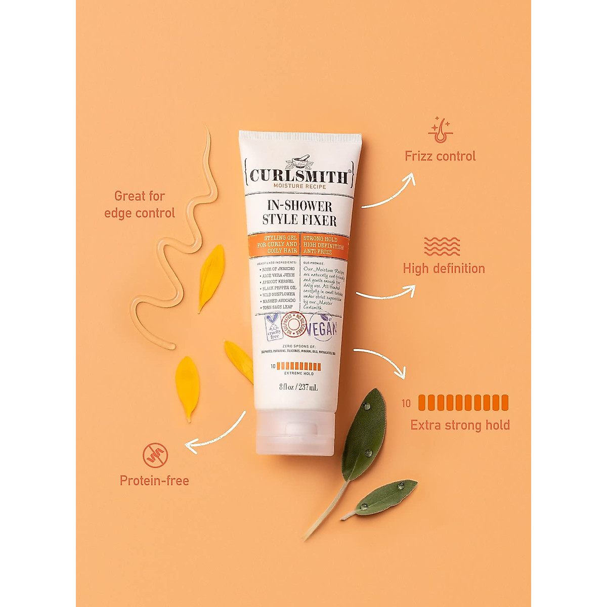 CURLSMITH Mini In-Shower Style Fixer Curly Hair Gel 2 oz / 59 mL