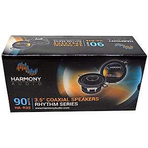 Harmony Audio HA-R35 Car Stereo Rhythm Series 3.5" Replacement 90W Speakers