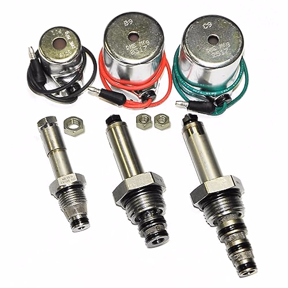 DME Mfg, MEYER Snow Plow Coil & Valve Set for E47, E57, E60, Pumps, Aftermkt, Optional 18-8 Stainless Steel Nuts Included… B0753NBWBB